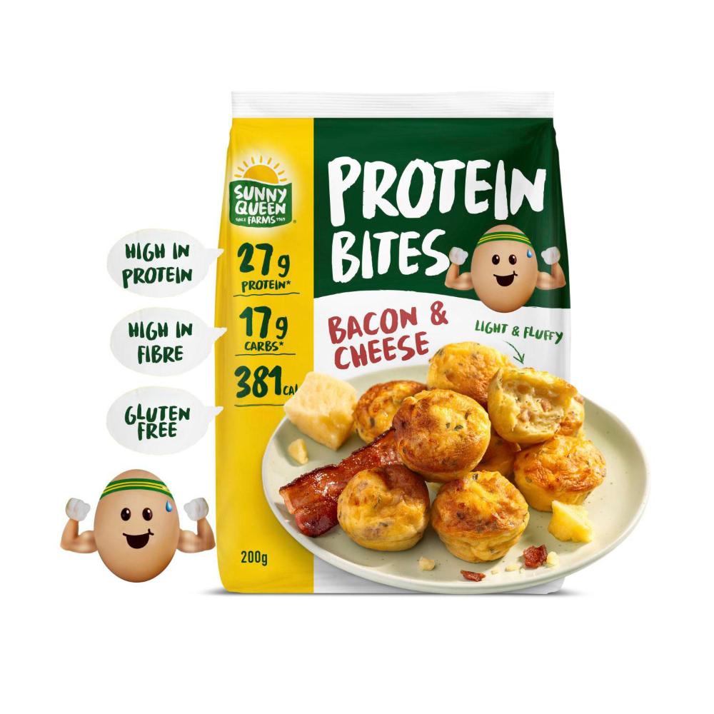 Buy Sunny Queen Bacon & Cheese Protein Bites 200g | Coles