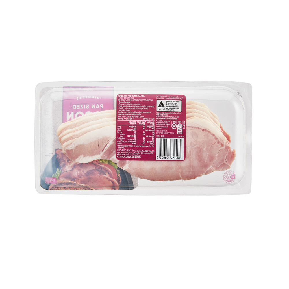 how to cook rindless bacon