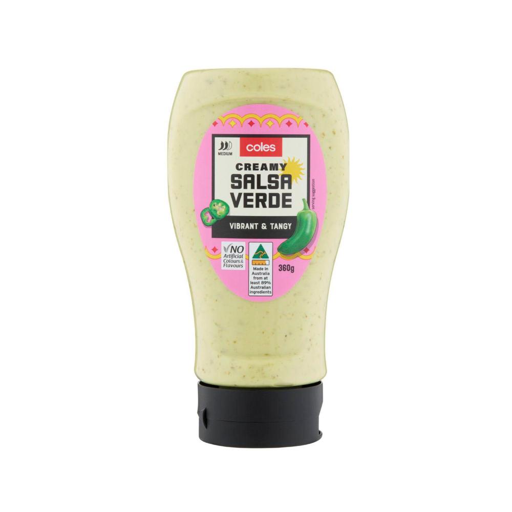 Buy Coles Creamy Salsa Verde Sauce 360g | Coles