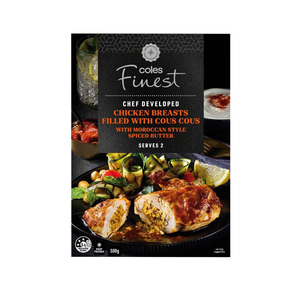 Buy Coles Finest Chicken Breast Filled With Cous Cous & Moroccan Style ...
