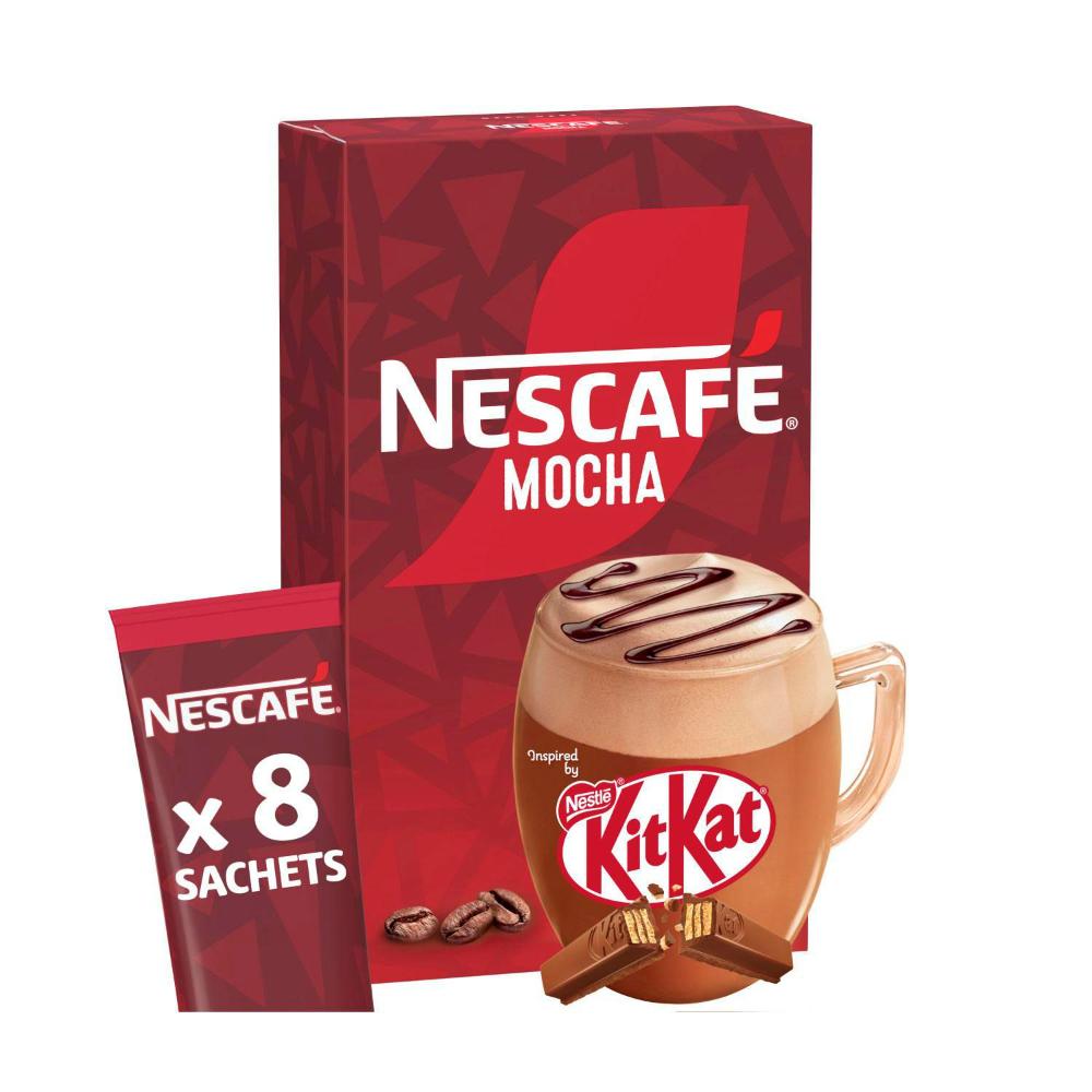 Buy Nescafe Kitkat Mocha Coffee Sachets 8 Pack | Coles