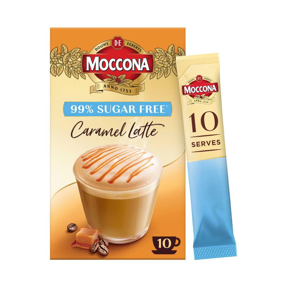 Buy Moccona 99% Sugar Free Caramel Latte Coffee Sachets 10 Pack | Coles