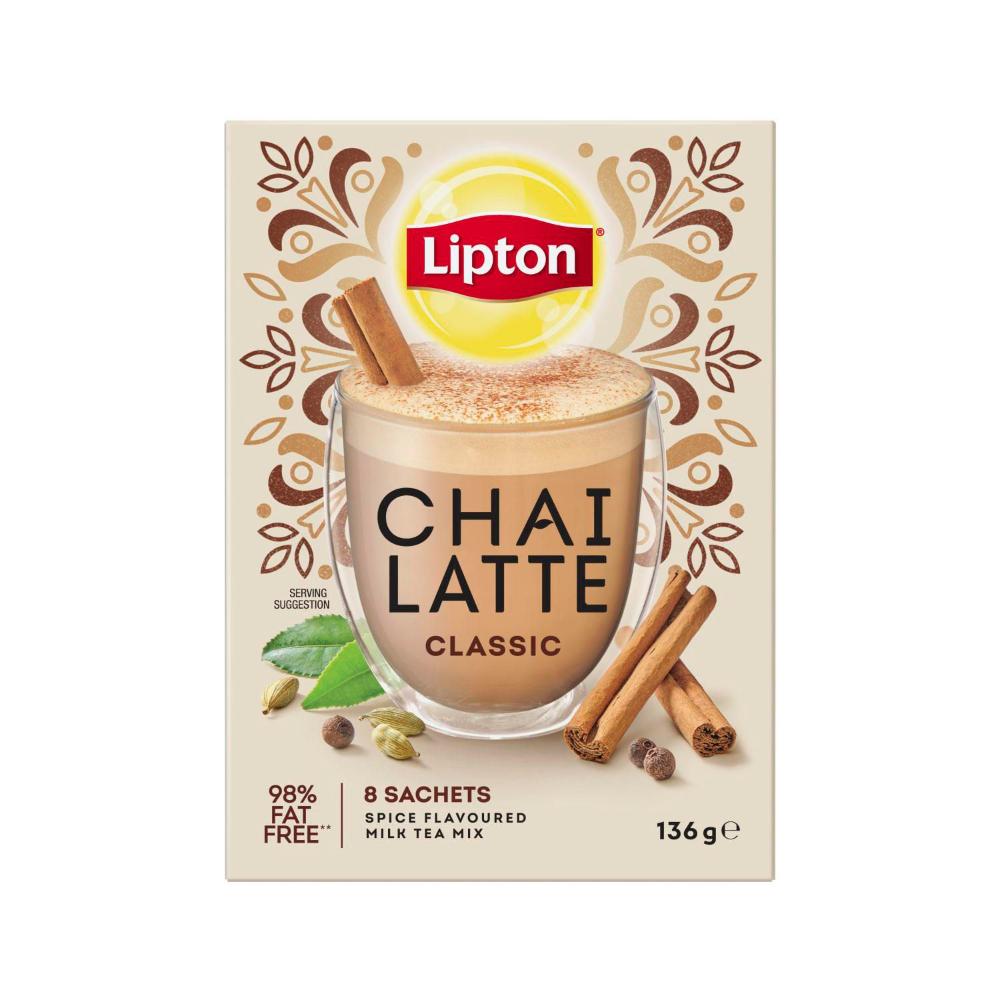 Buy Lipton Sachets Classic Chai Latte 8 Pack | Coles