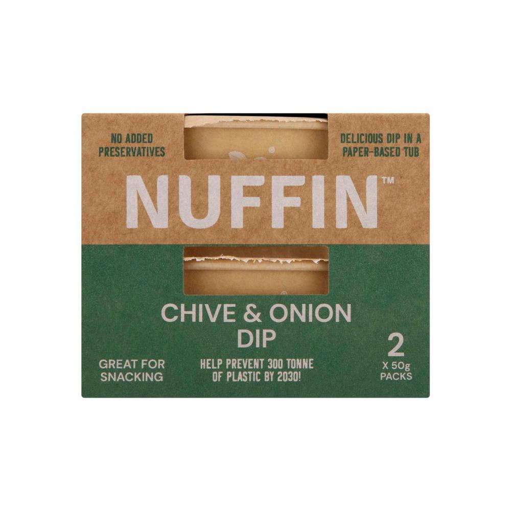 Buy Nuffin Chive And Onion Dip Snack Pack 2x50g 100g | Coles