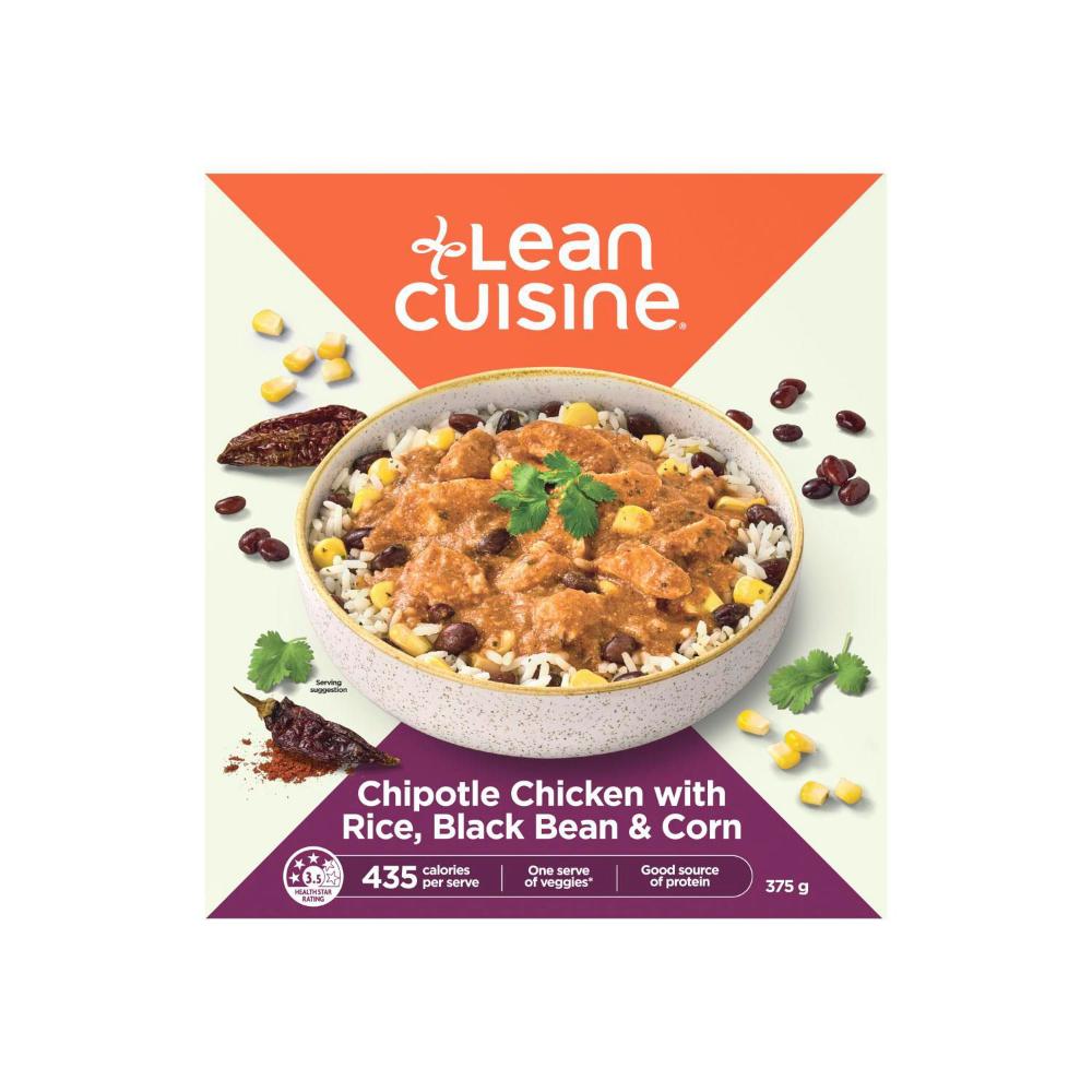 Buy Lean Cuisine Chipotle Chicken Beans Corn & Rice 375g | Coles