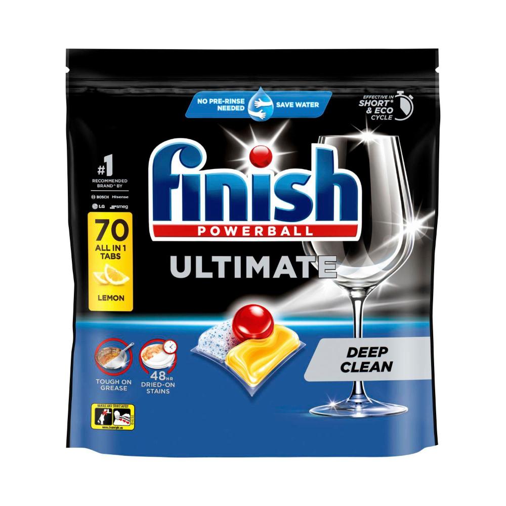 Buy Finish Ultimate Dishwashing Tablets Lemon 70 Pack | Coles