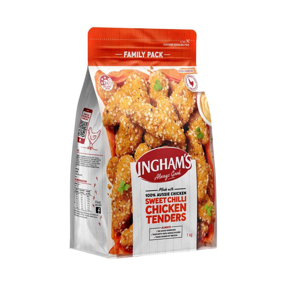 Buy Inghams Sweet Chilli Chicken Tenders 1kg | Coles