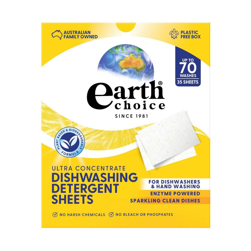 Buy Earth Choice Dishwashing Sheets 35 Pack | Coles