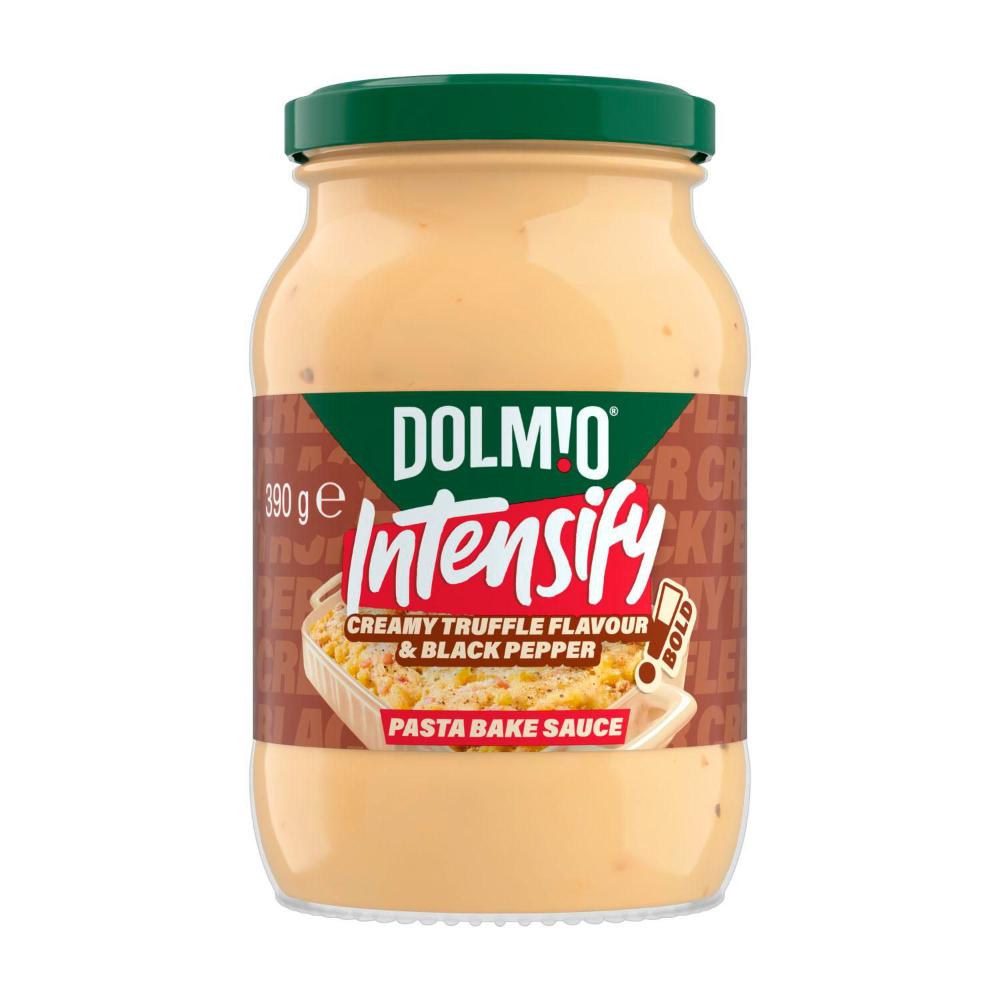 Buy Dolmio Intensify Creamy Truffle Flavour & Black Pepper Pasta Bake ...