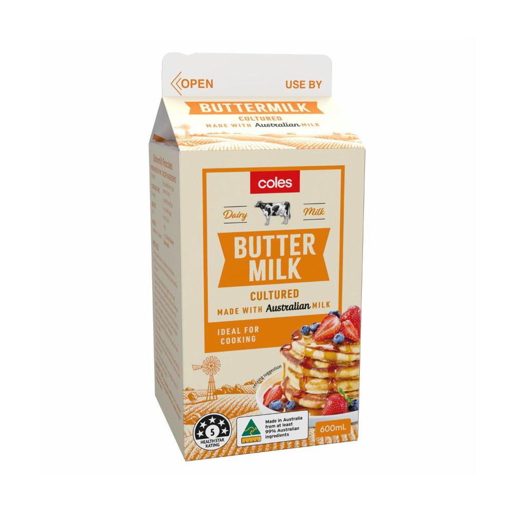 Buy Coles Buttermilk 600mL | Coles
