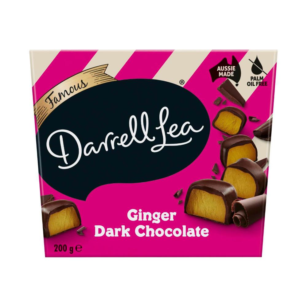 Buy Darrell Lea Dark Chocolate Coated Ginger 200g | Coles