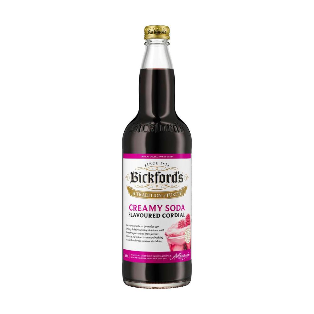 Buy Bickford's Cordial Creamy Soda 750mL | Coles