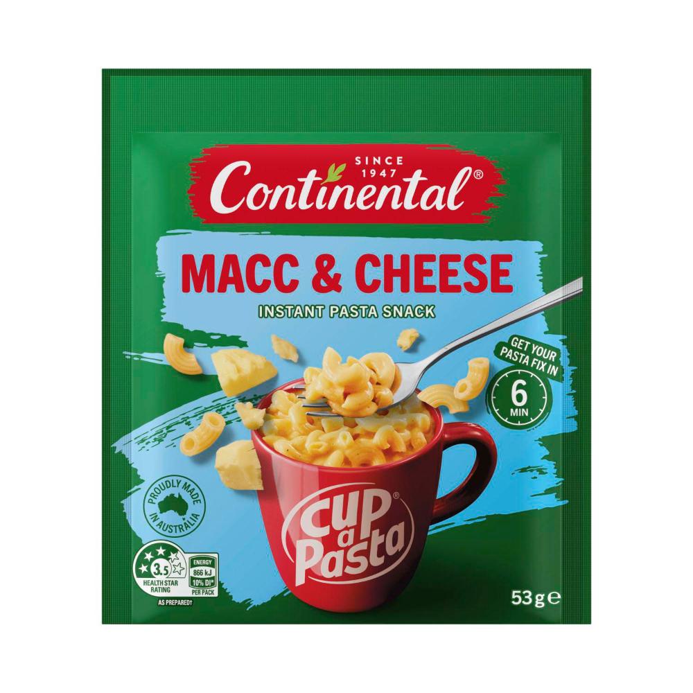 Buy Continental Cup A Pasta Macaroni & Cheese 53g | Coles