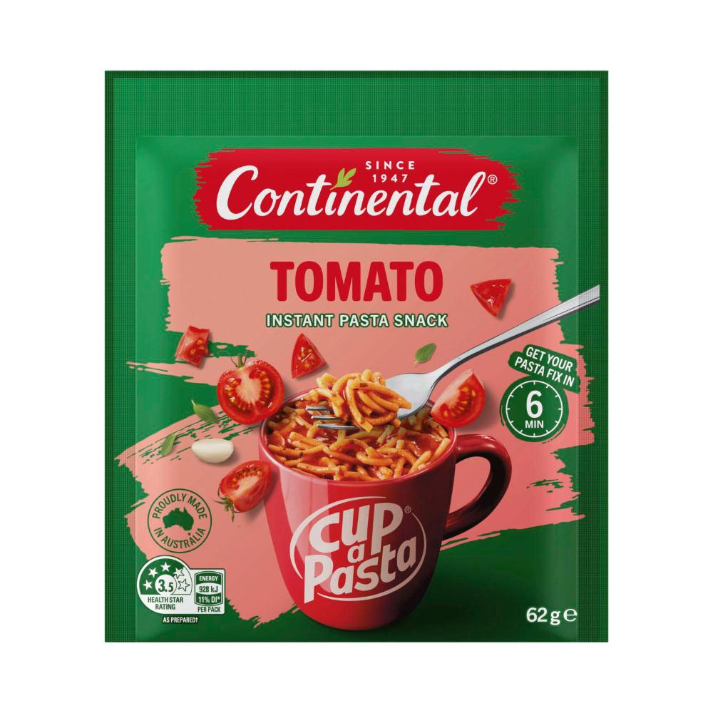 Buy Continental Instant Pasta Tomato 62g | Coles