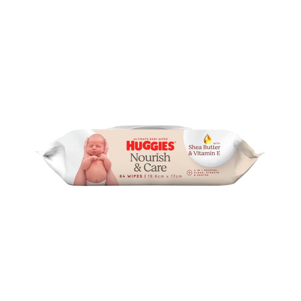 Huggies Nourish And Care Wipes