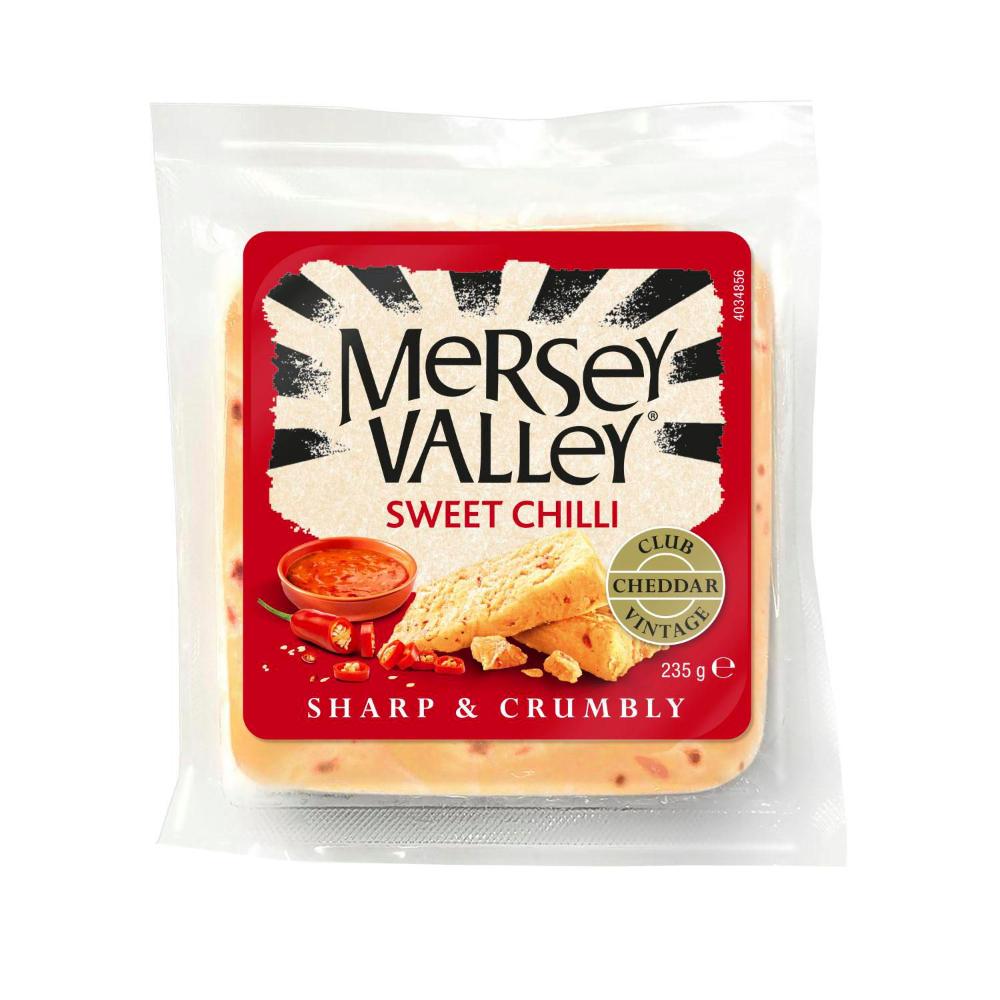 Buy Mersey Valley Club Cheddar Sweet Chilli 235g | Coles