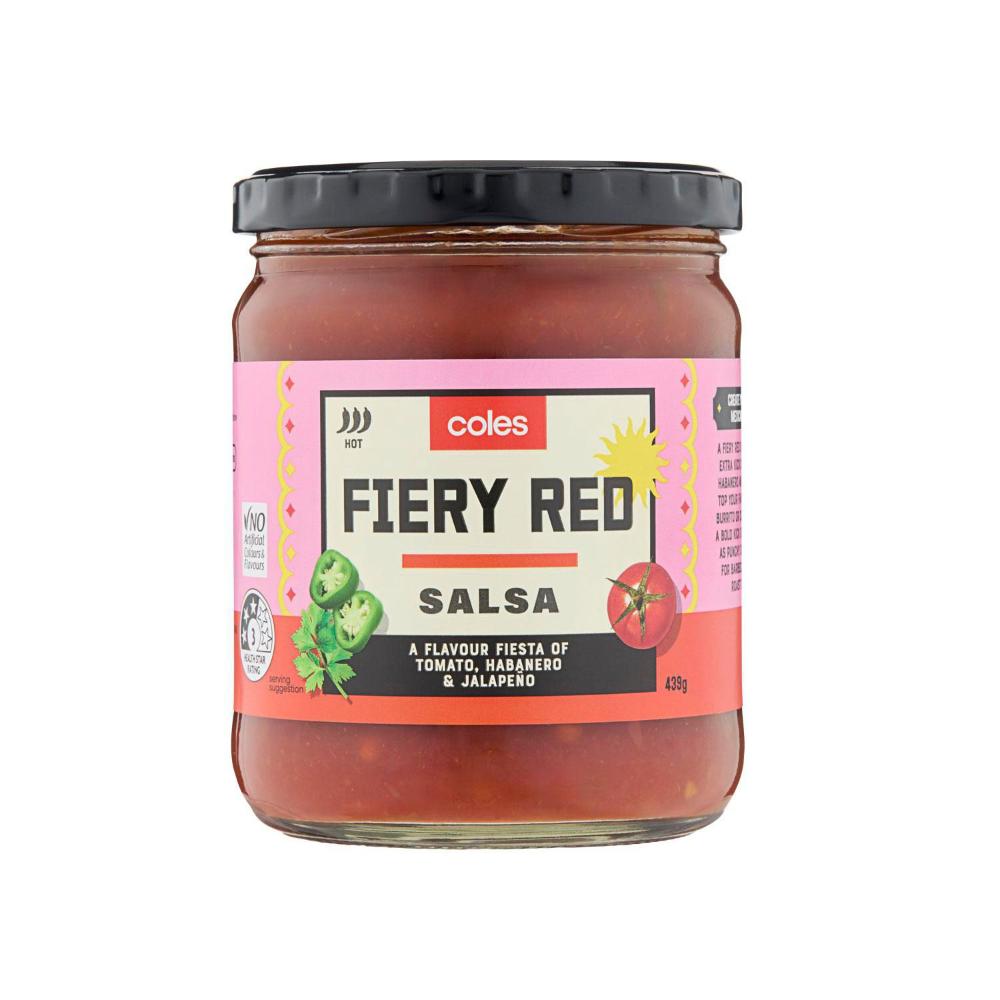 Buy Coles Fiery Red Salsa 439g | Coles