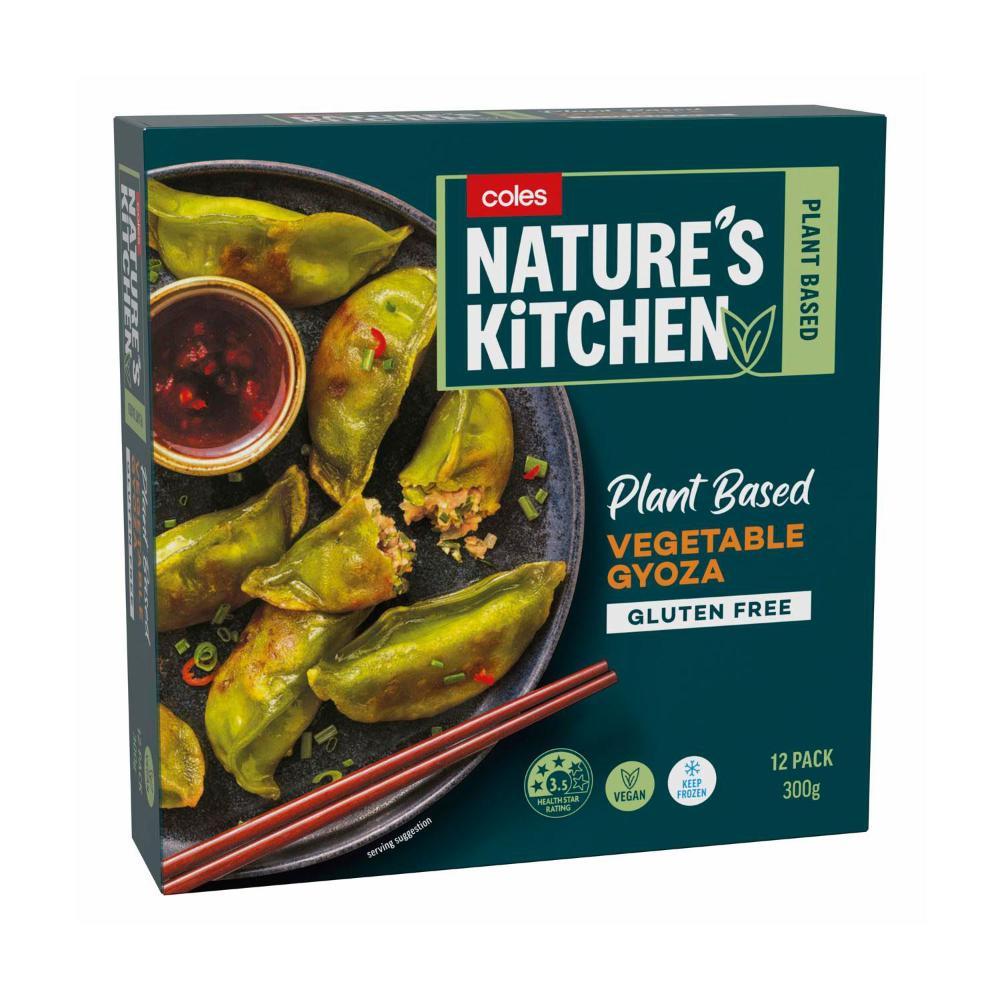 Buy Coles Nature's Kitchen Vegetable Gyoza 300g | Coles