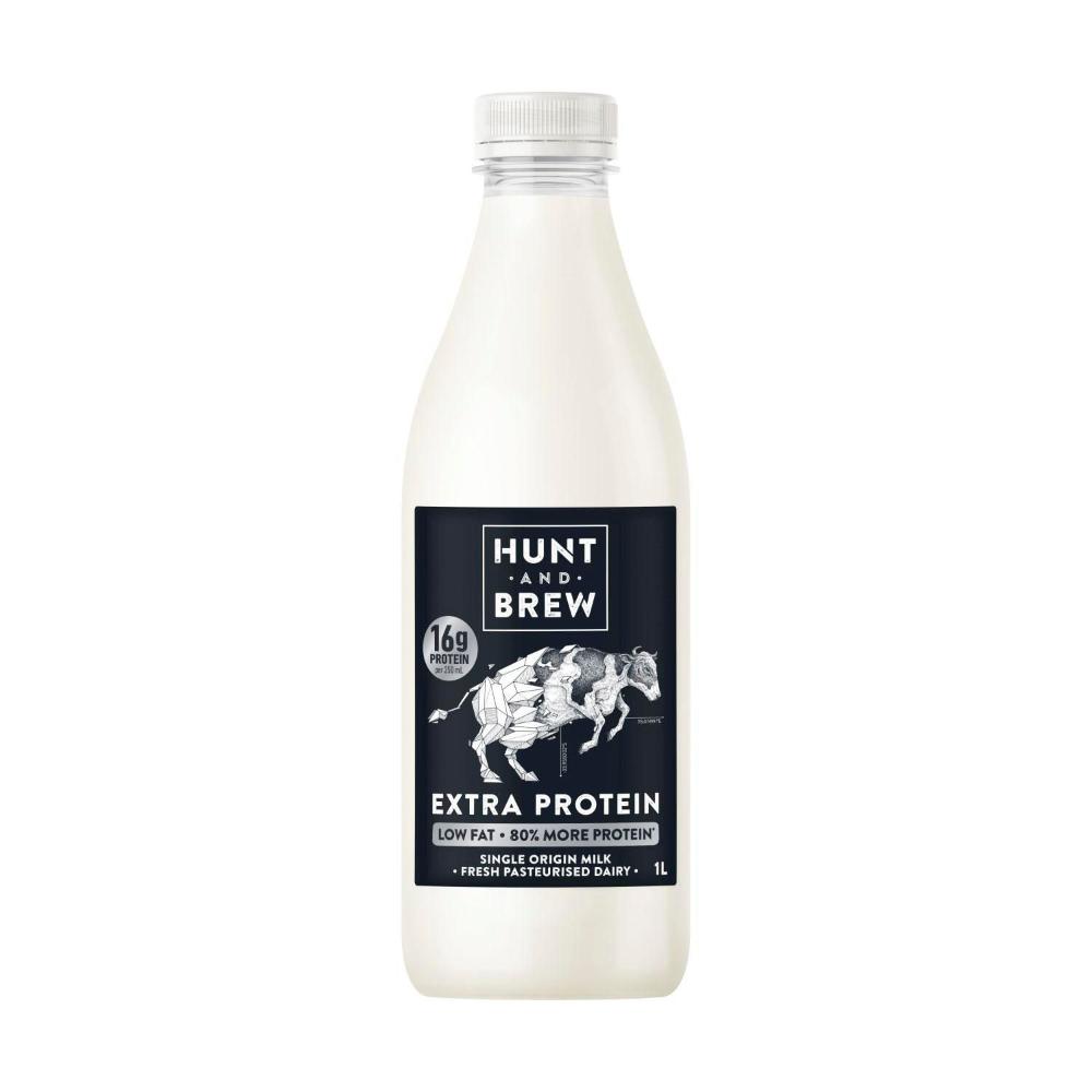Buy Hunt And Brew Extra Protein Low Fat Milk 1L | Coles