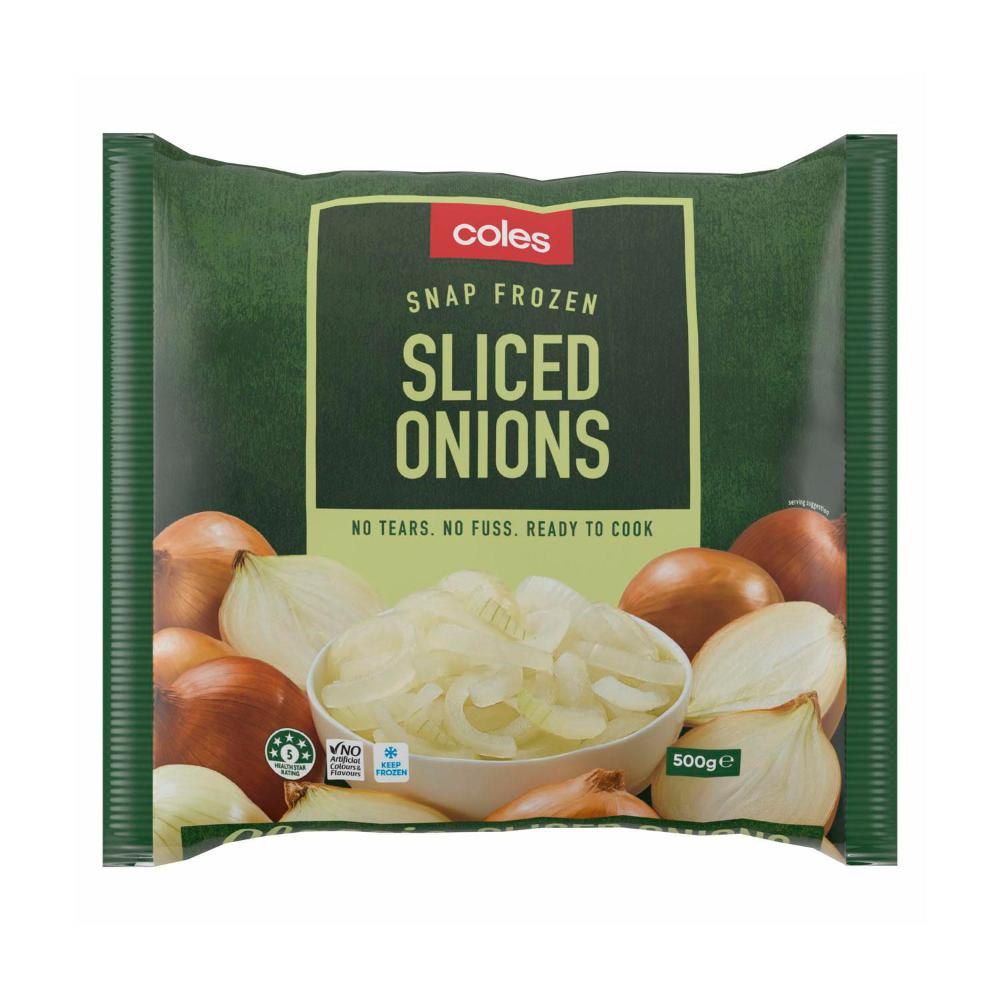 Buy Coles Sliced Onion 500g | Coles
