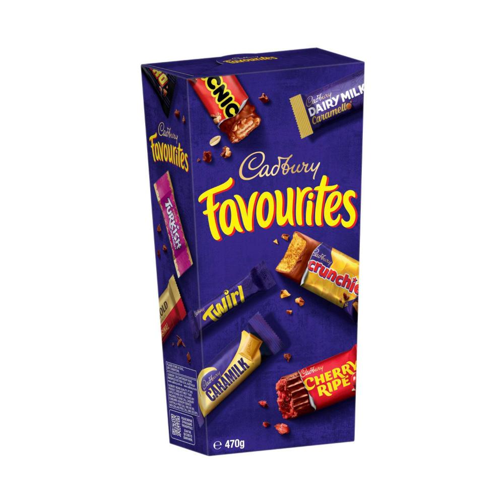 Buy Cadbury Favourites Boxed Chocolate 470g | Coles