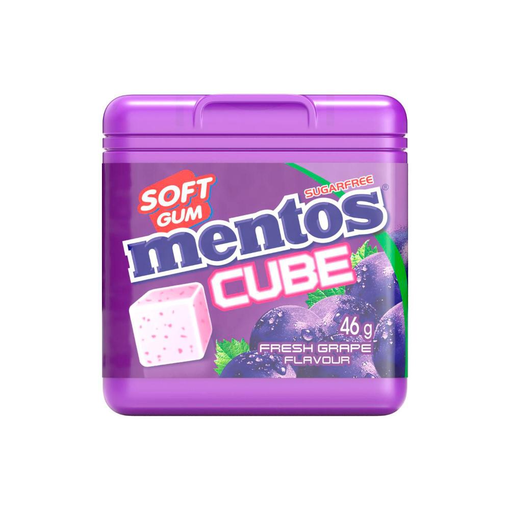 Buy Mentos Cube Gum Ice Grape 46g | Coles