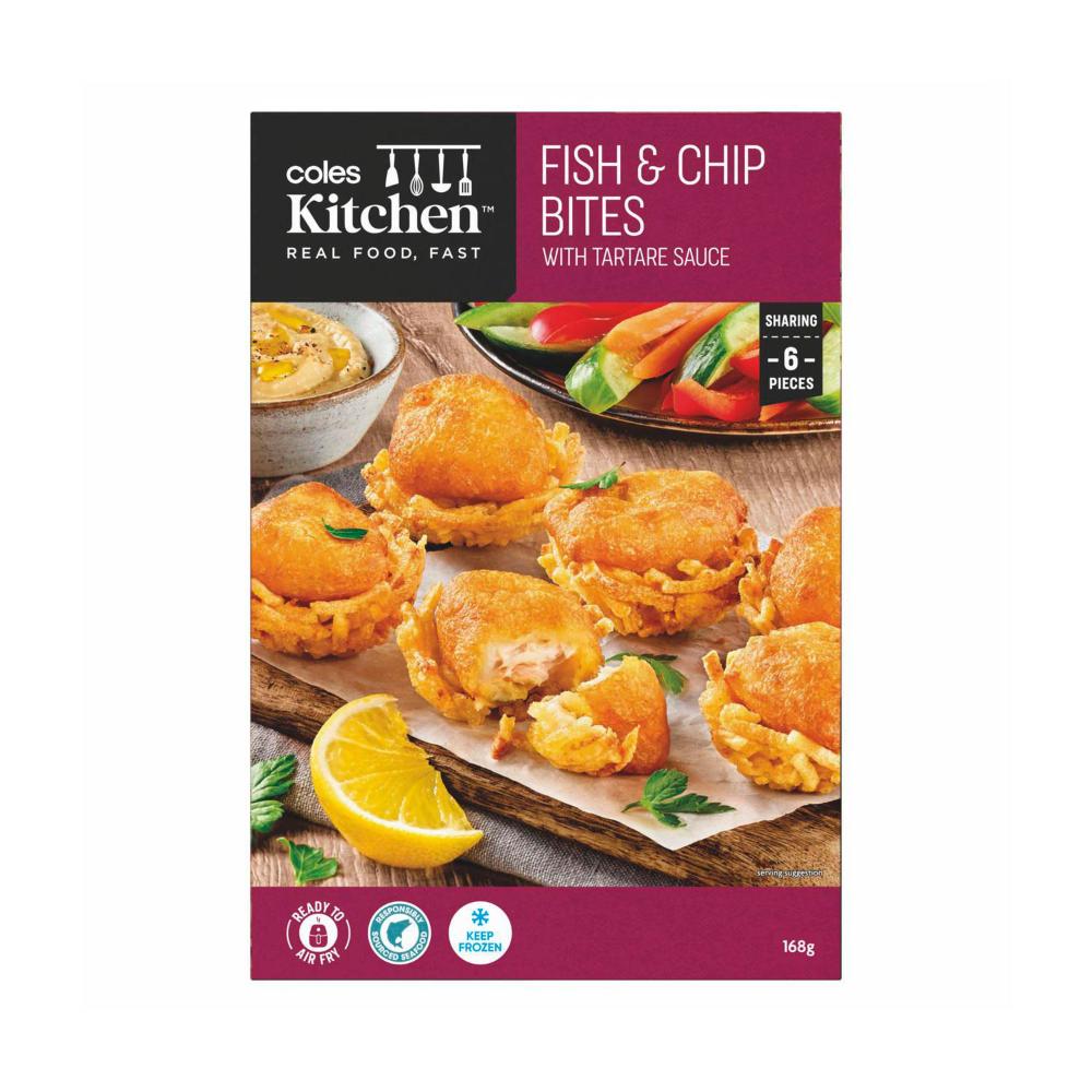 Buy Coles Kitchen Fish & Chip Bites 168g | Coles