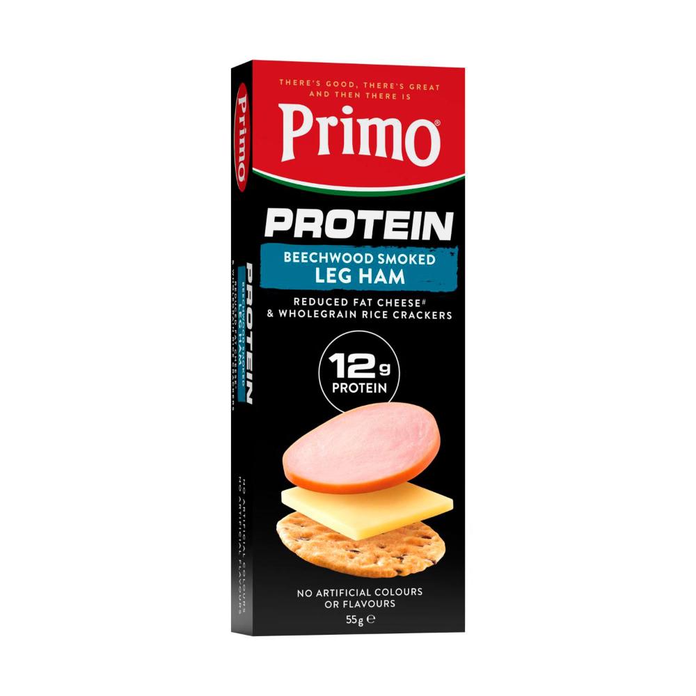 Buy Primo Protein Stackers Smoked Ham Reduced Fat Cheese & Whole Grain ...