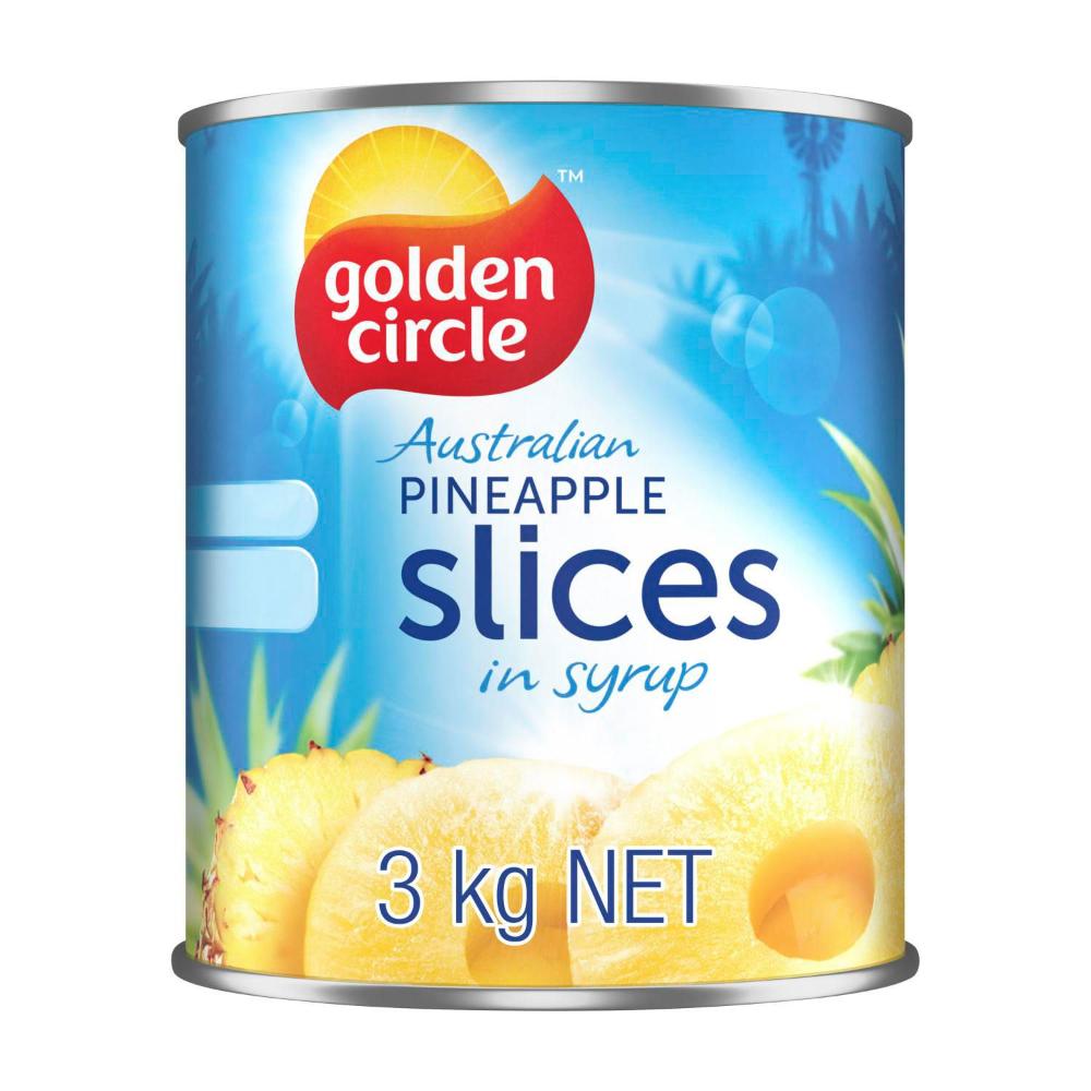 Buy Golden Circle Aussie Pineapple Slices In Syrup 3Kg | Coles