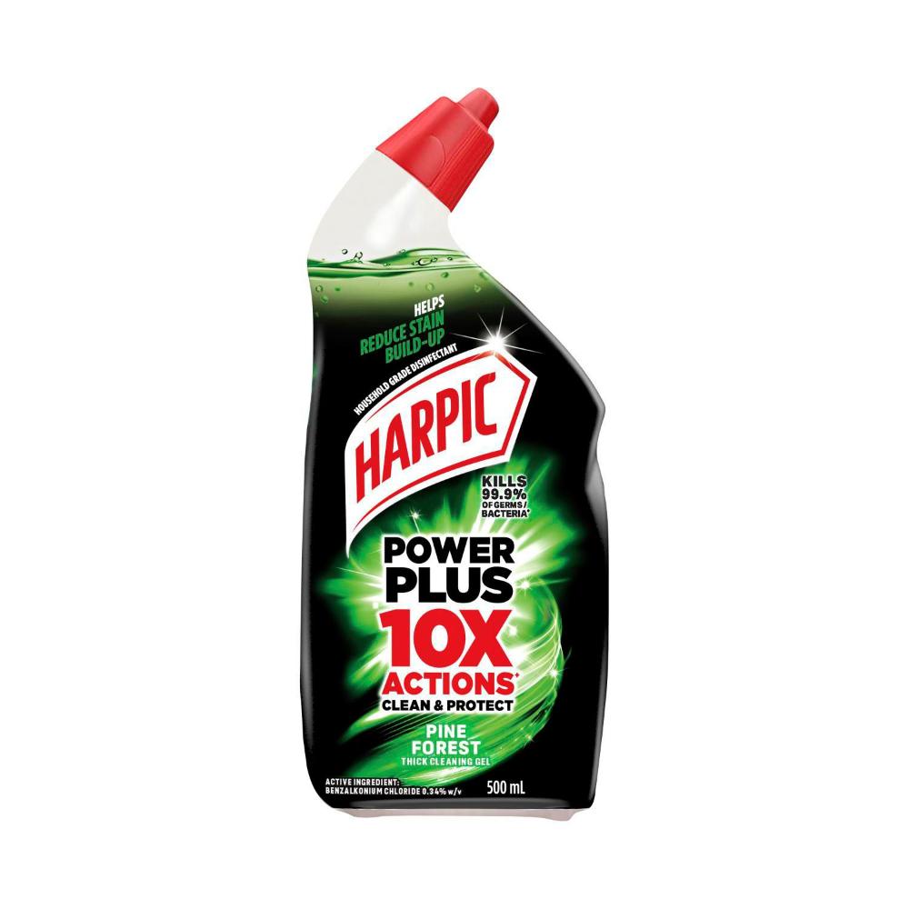 Buy Harpic Power Plus Toilet Cleaner Pine Forest 500mL | Coles