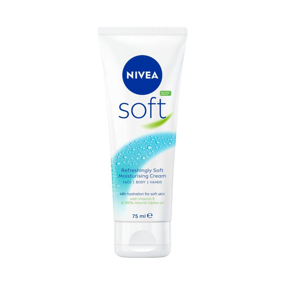 Buy Nivea Soft Cream Face Tube Light 75mL | Coles