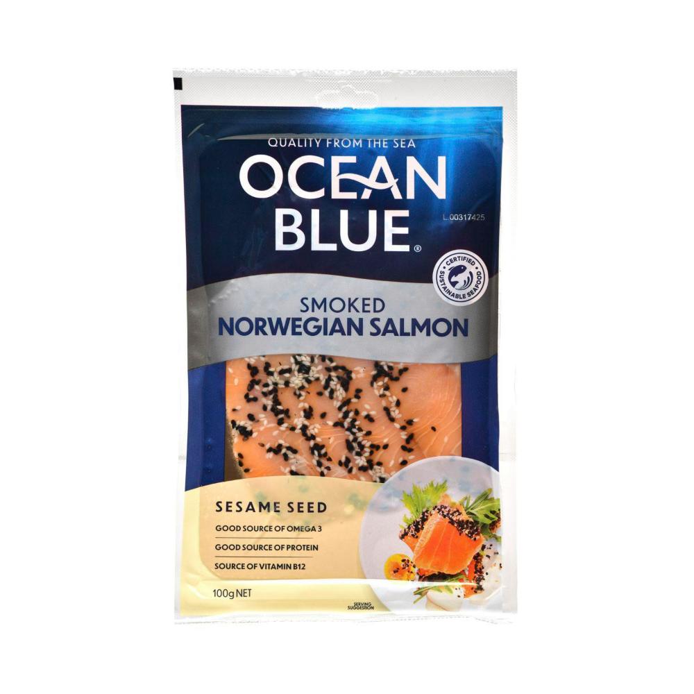 Buy Ocean Blue Smoked Salmon Sesame 100g | Coles