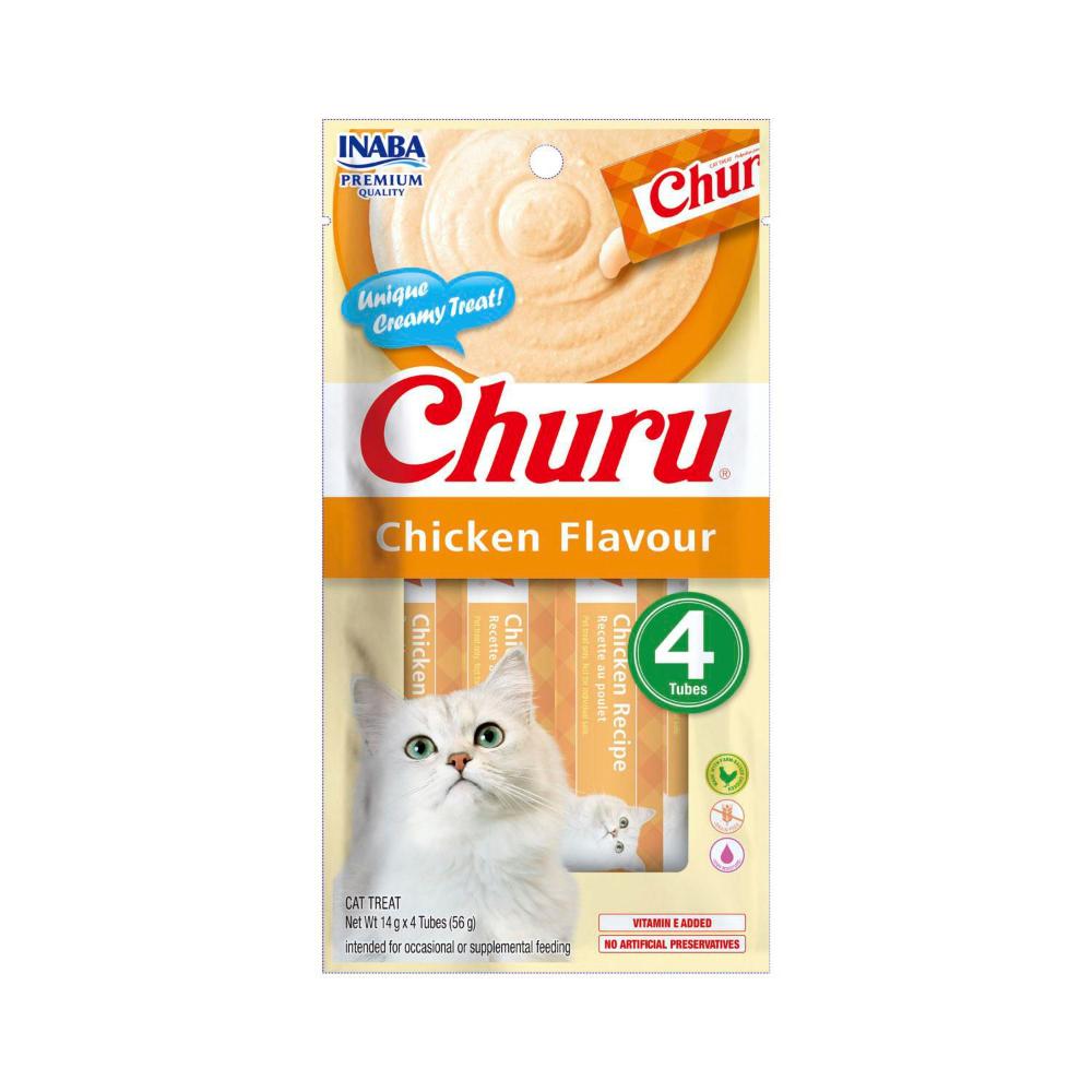 Buy Churu Puree Chicken Flavour Cat Treats 56g | Coles