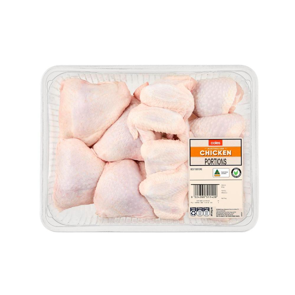 Buy Coles RSPCA Approved Chicken Portions Raw approx. 1kg | Coles