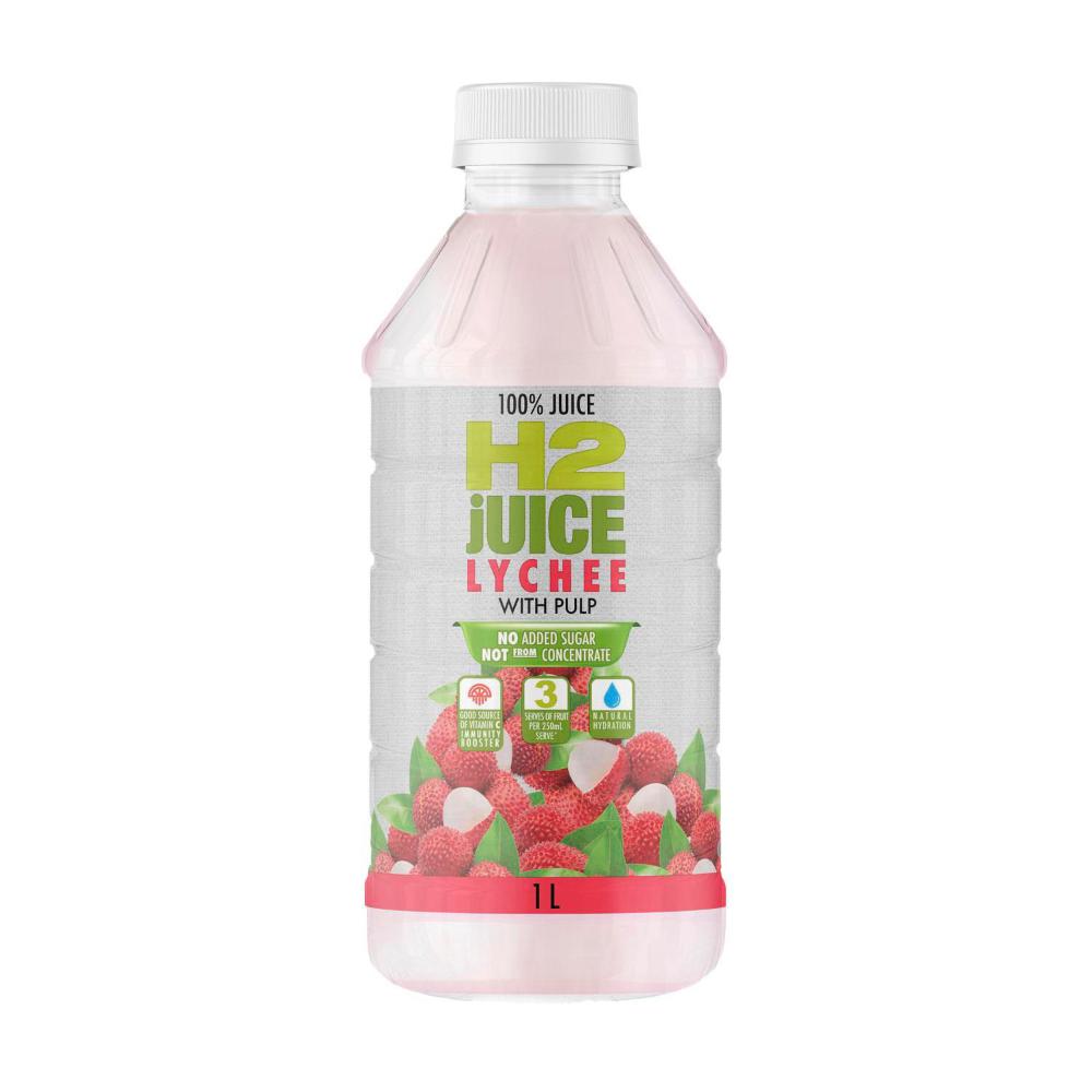 Buy H2juice Lychee Juice With Pulp 1L | Coles
