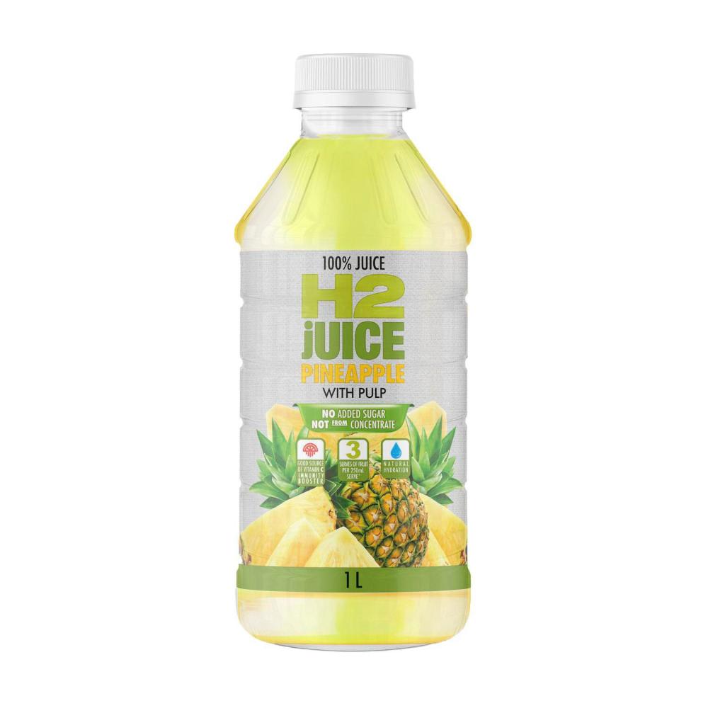 Buy H2juice Pineapple Juice With Pulp 1L | Coles