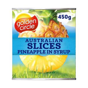 Buy Golden Circle Canned Pineapple Slices In Syrup 450g | Coles