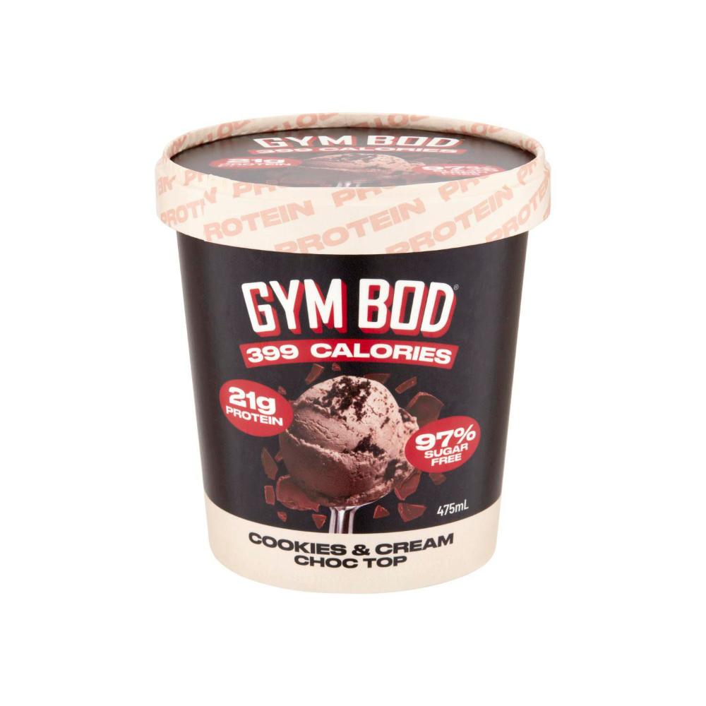 Buy Gym Bod Cookies & Cream Choc Top 475 mL | Coles