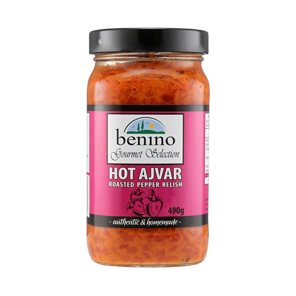 Buy Benino Gourmet Ajvar Hot 490g | Coles