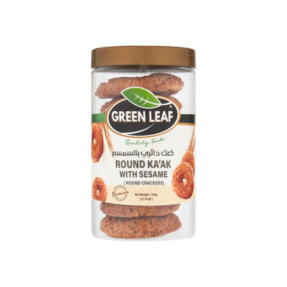 Buy Greenleaf Round Crackers Sesame 375g | Coles
