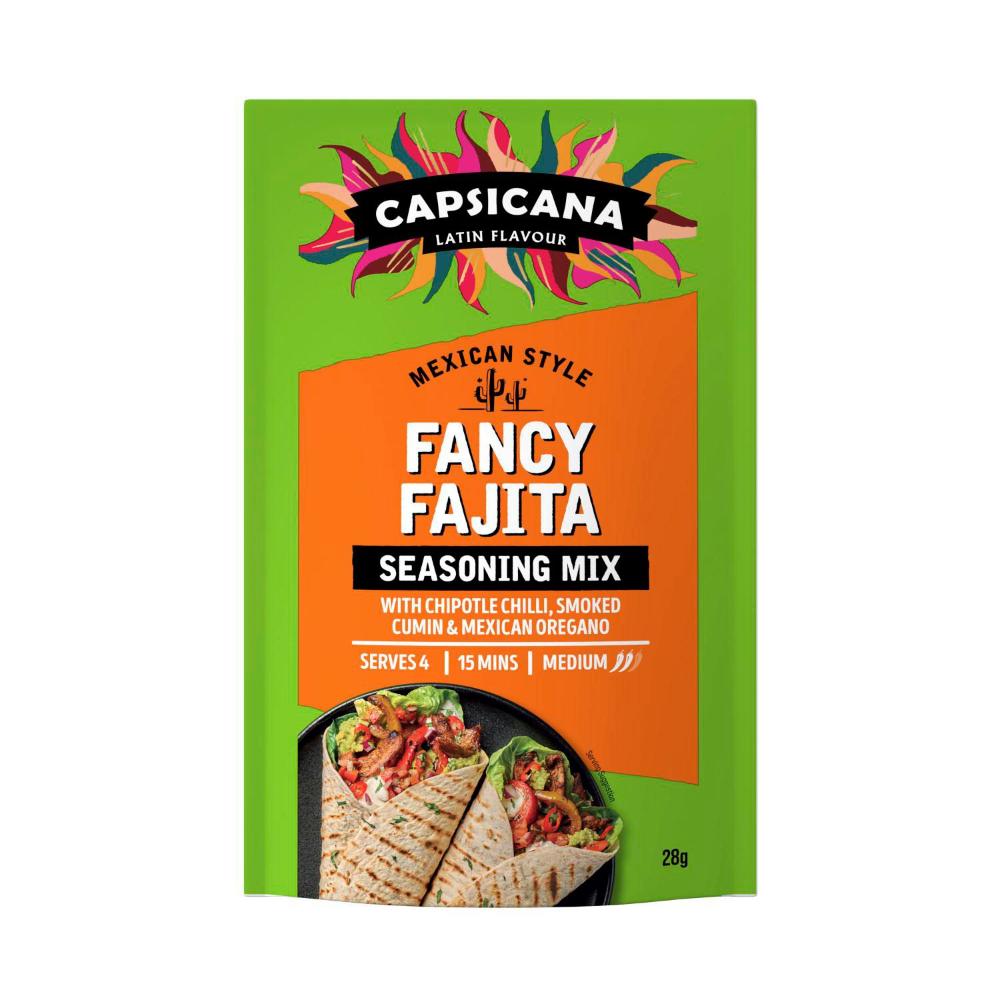 Buy Capsicana Mexican Style Fancy Fajita Seasoning Mix 28g | Coles