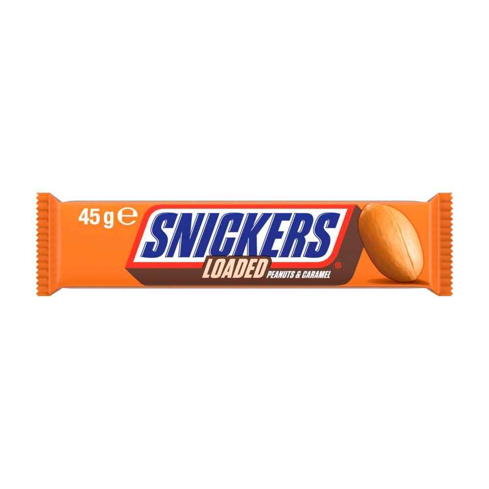 Buy Snickers Loaded Milk Chocolate Bar Peanuts Caramel 45g | Coles