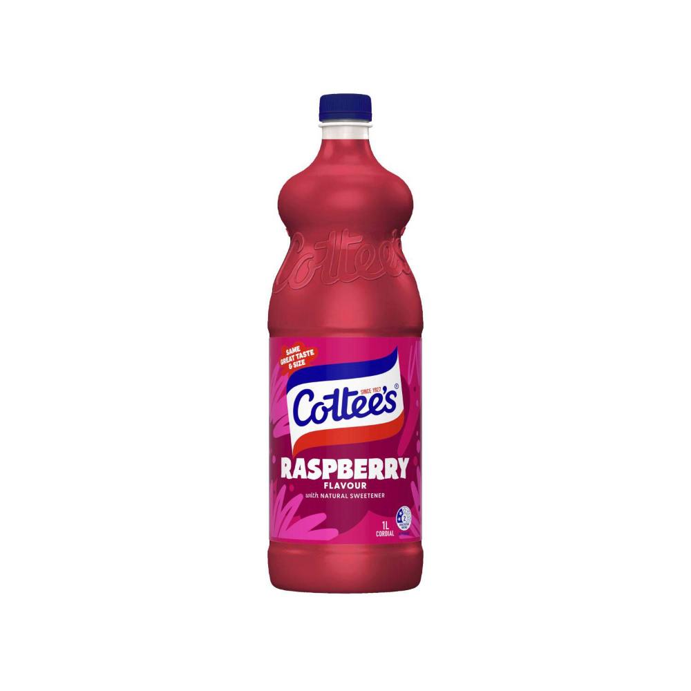 Buy Cottee's Cordial Raspberry 1L | Coles