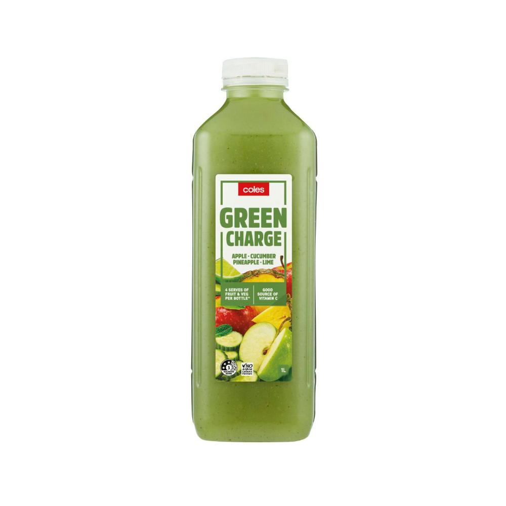 Buy Coles Green Charge Juice 1L | Coles