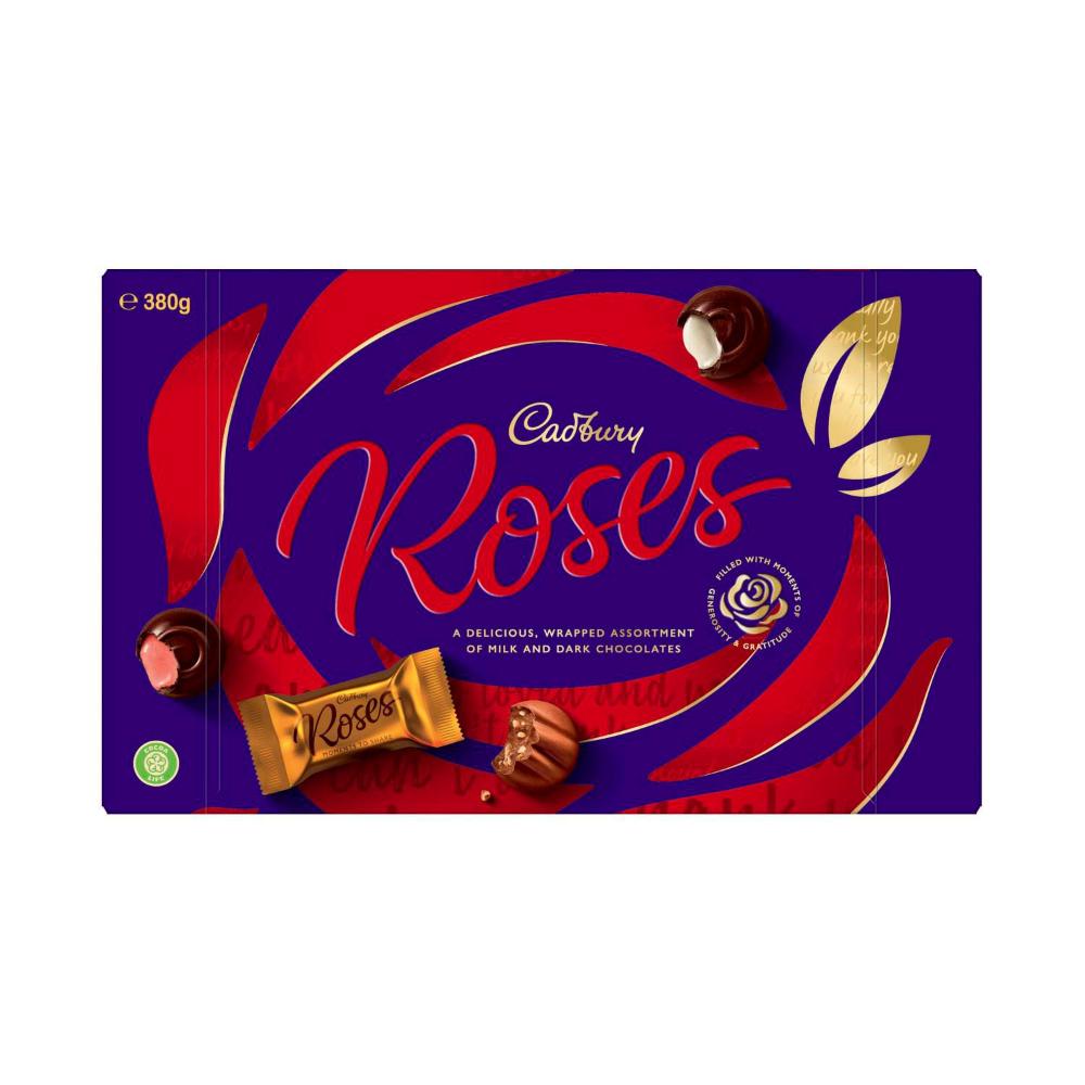 Buy Cadbury Roses Chocolate Gift Box 380g | Coles
