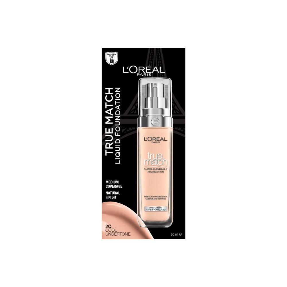 Buy L'Oreal Paris True Match Liquid Foundation C2 Rose Vanilla 30mL | Coles