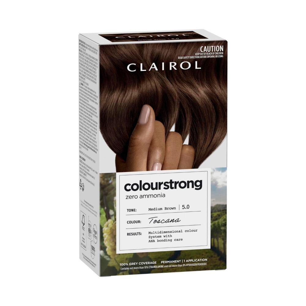 Buy Clairol Colour Strong 5.0 Medium Brown 1 Pack | Coles