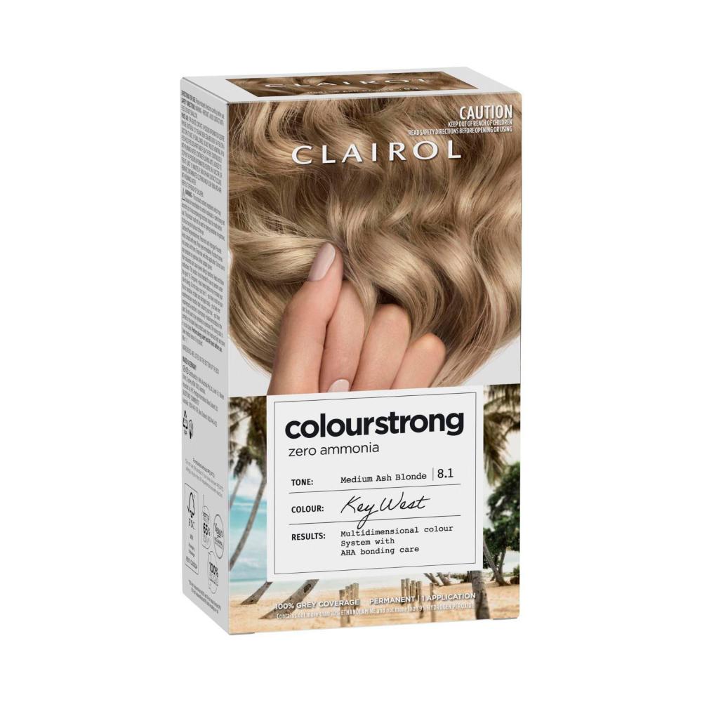 Buy Clairol Colour Strong 8.1 Medium Ash Blonde 1 Pack | Coles