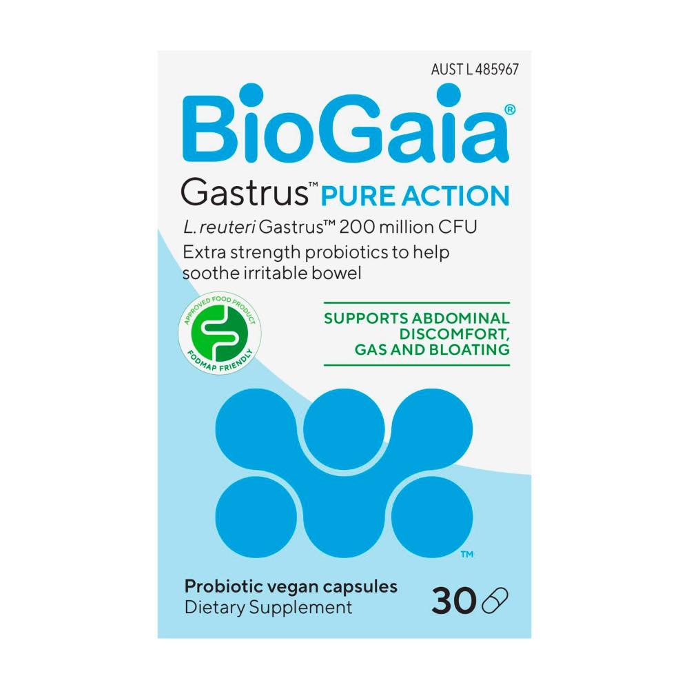 Buy Biogaia Gastrus Pure Action Capsules 30 Pack | Coles