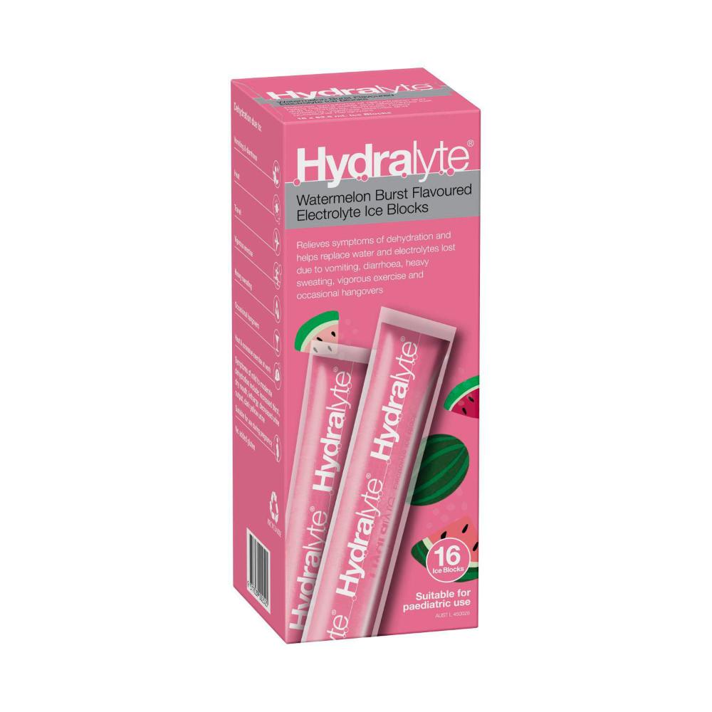 Buy Hydralyte Ice Block Watermelon Burst 16 Pack | Coles